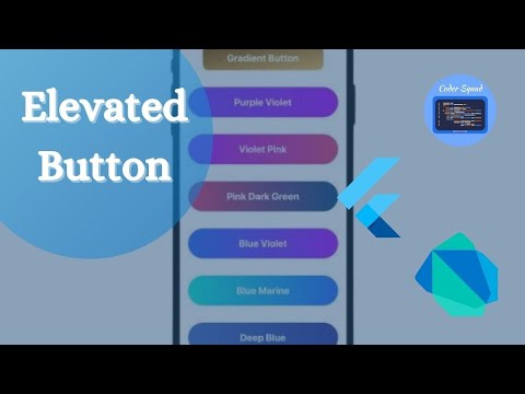 Flutter Widgets Buttons In Flutter Elevated Button Flutter