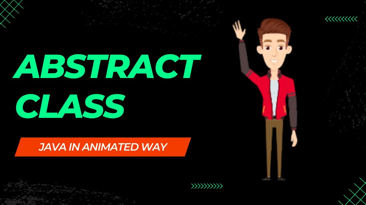 Abstract Class In Java Java In Animated Way Youtube