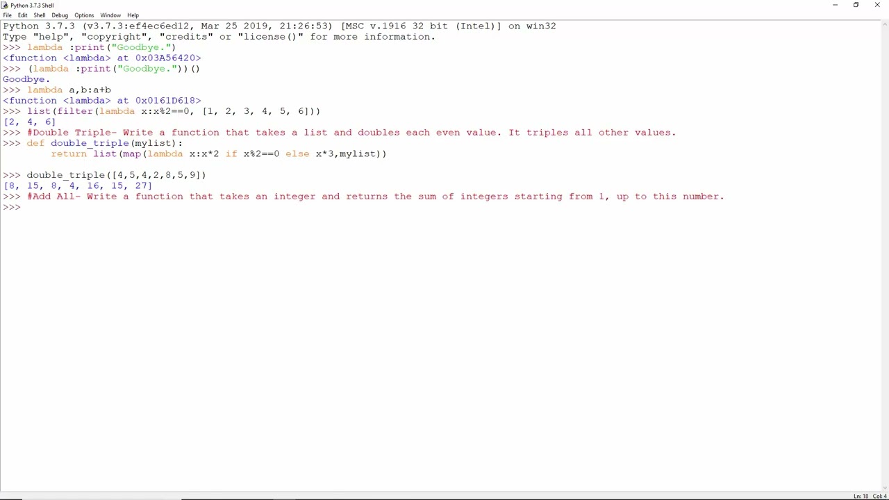 Python Lambda Practical Youtube
