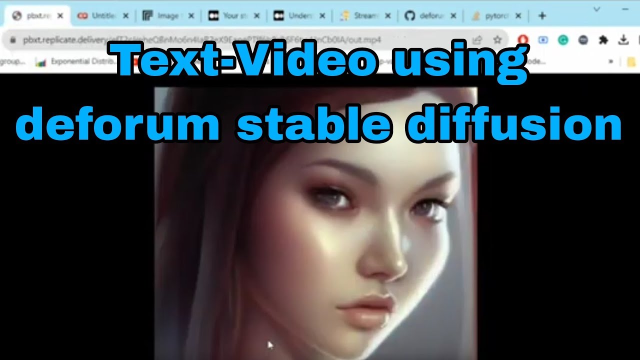 Text To Video Generation Using Deforum Stable Diffusion In Python Youtube