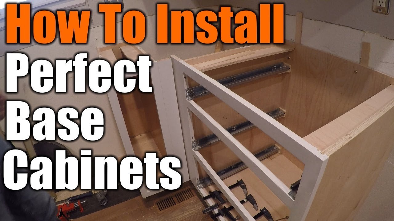 How To Install Kitchen Floor Cabinets Flooring Site