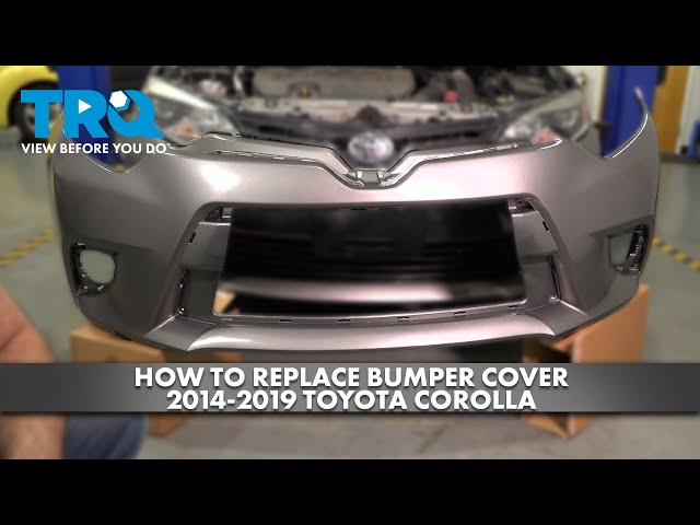 How To Replace Bumper Cover 2014 2019 Toyota Corolla 50 Off