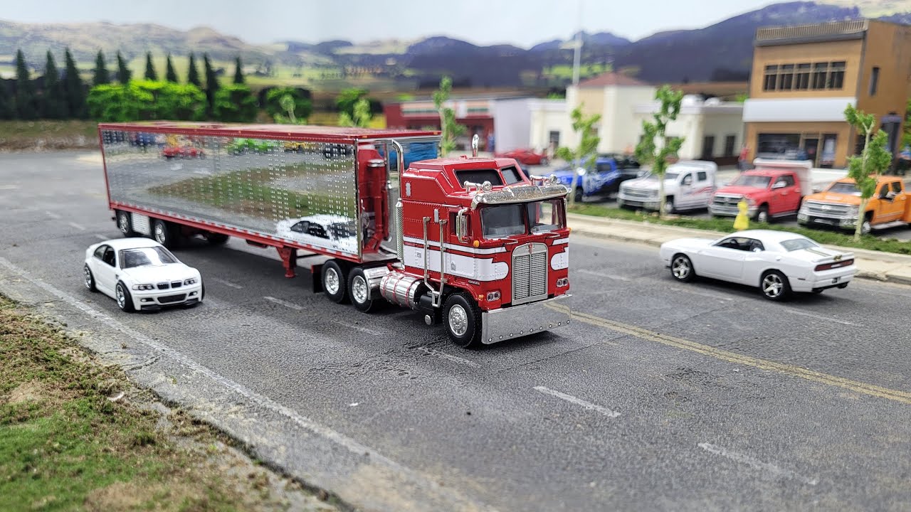1 64 Scale The Joy Of Semi Trucks Cruising Through A Diecast City In