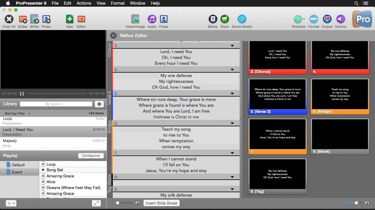 Propresenter 6 Text Reflow Youtube