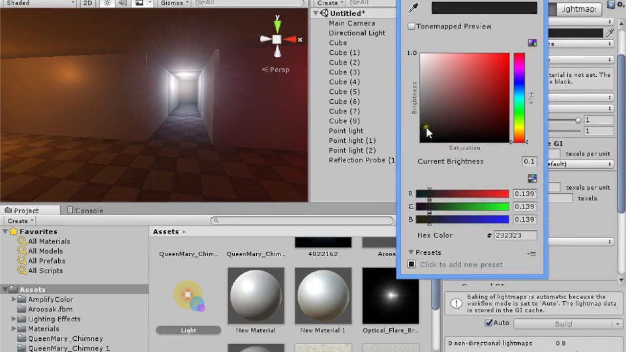 Night Lighting In Unity 5 4 1 Part 1 Youtube
