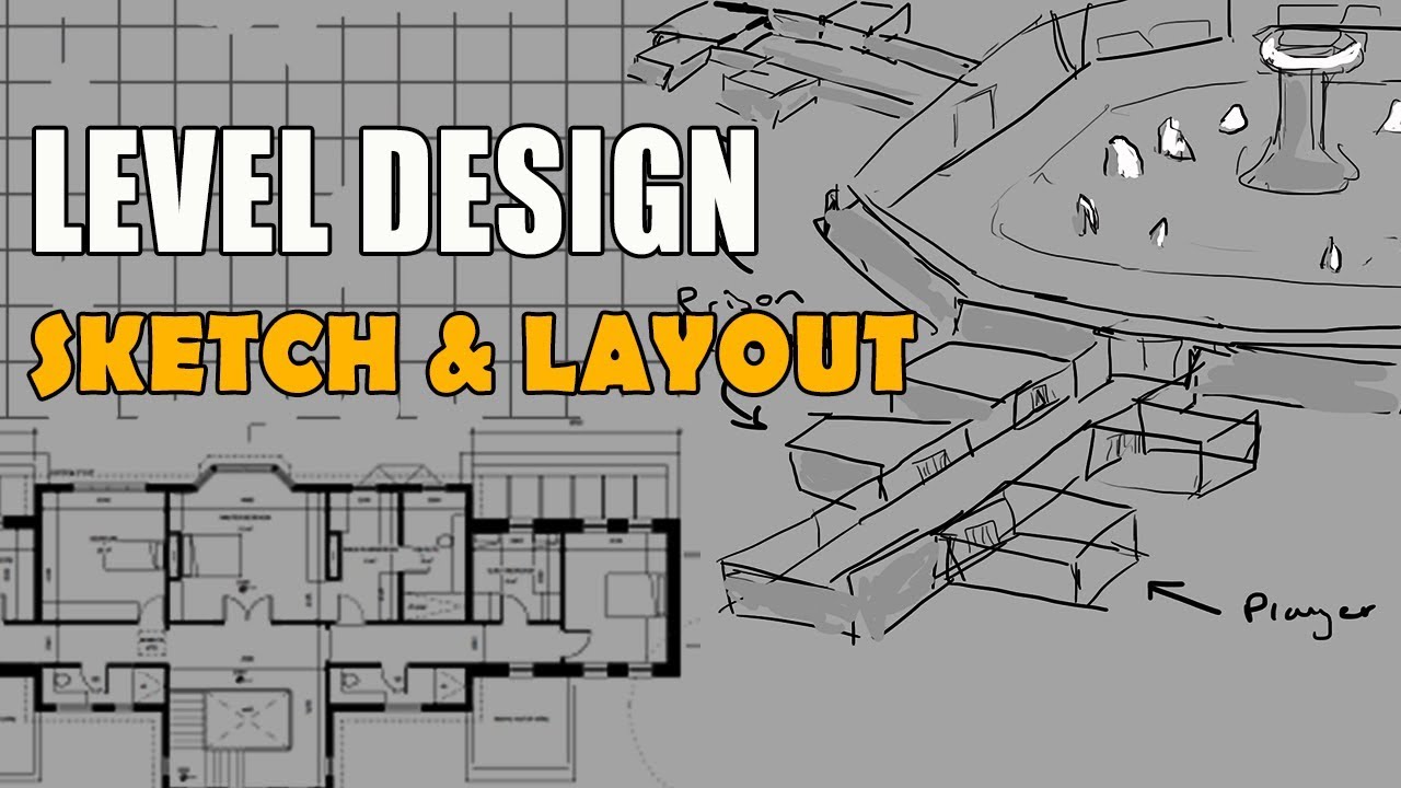 Sketch Layout First Person Level Design In Unity Part 1 Youtube