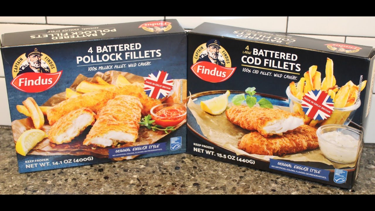Findus Pollock Fillets Cod Fillets Review Youtube