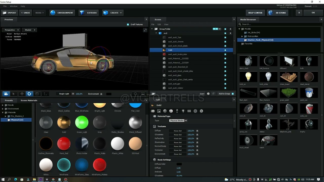 Introduction To Element3d In After Effect Element 3d Beginners Tutorial