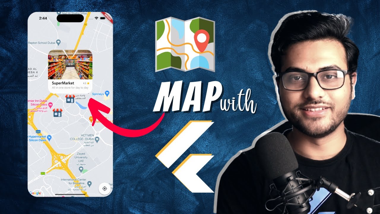 Google Map Tutorial Flutter Youtube
