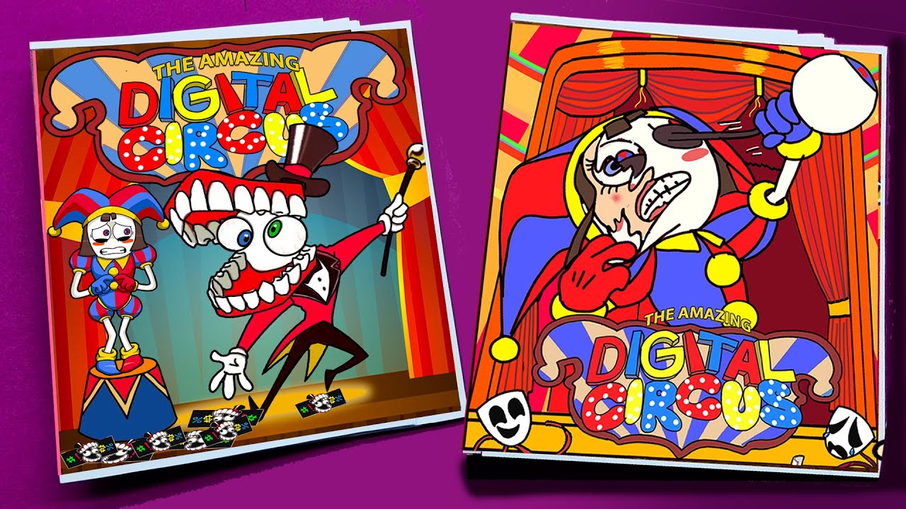 Diy The Amazing Digital Circus 15 Game Book Creator Circus 1 2