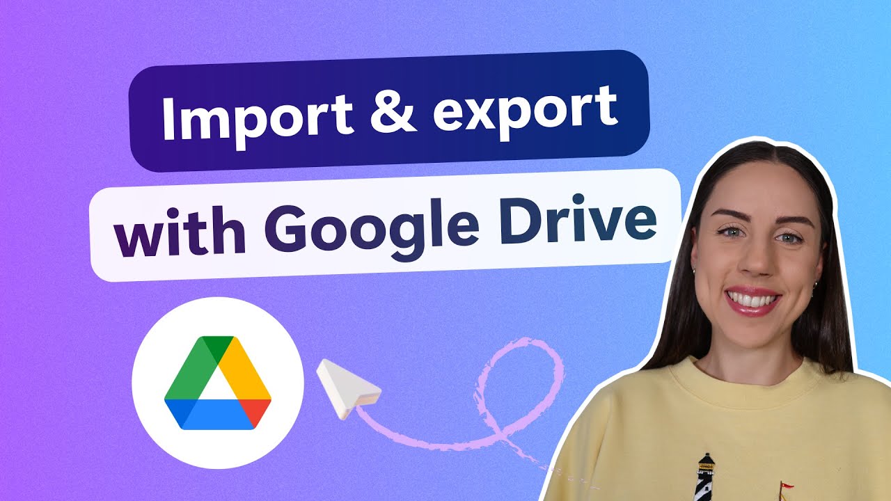 How To Import And Export Videos Using Google Drive In Clipchamp Youtube