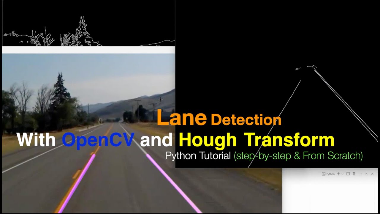 Quick Easy Lane Detection With Opencv And Hough Transform Python