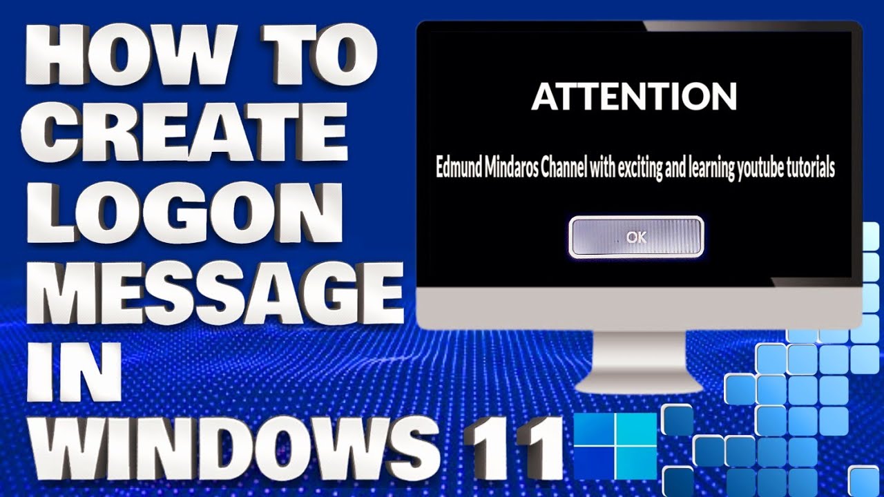 Windows Logon Message At David Oldham Blog