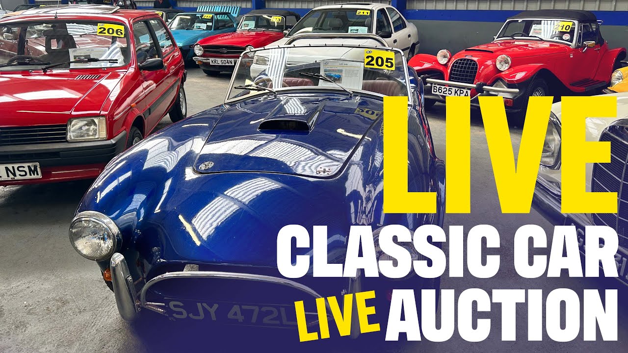Live Classic Car Auction Saturday 19th August 2023 Youtube