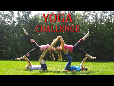 Trying Four Person Yoga Poses Part 2 Youtube