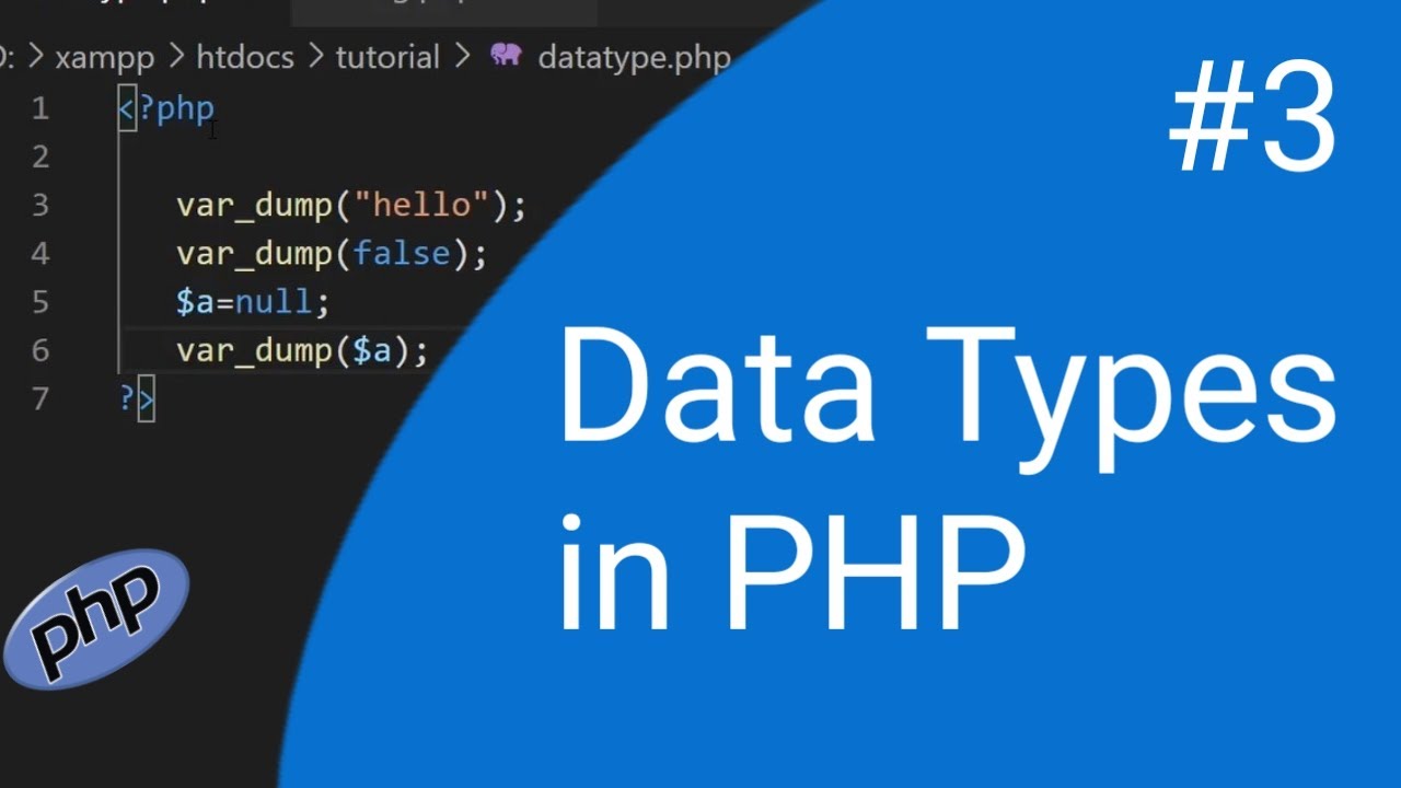Php Data Type Php Tutorial Part 3 Youtube