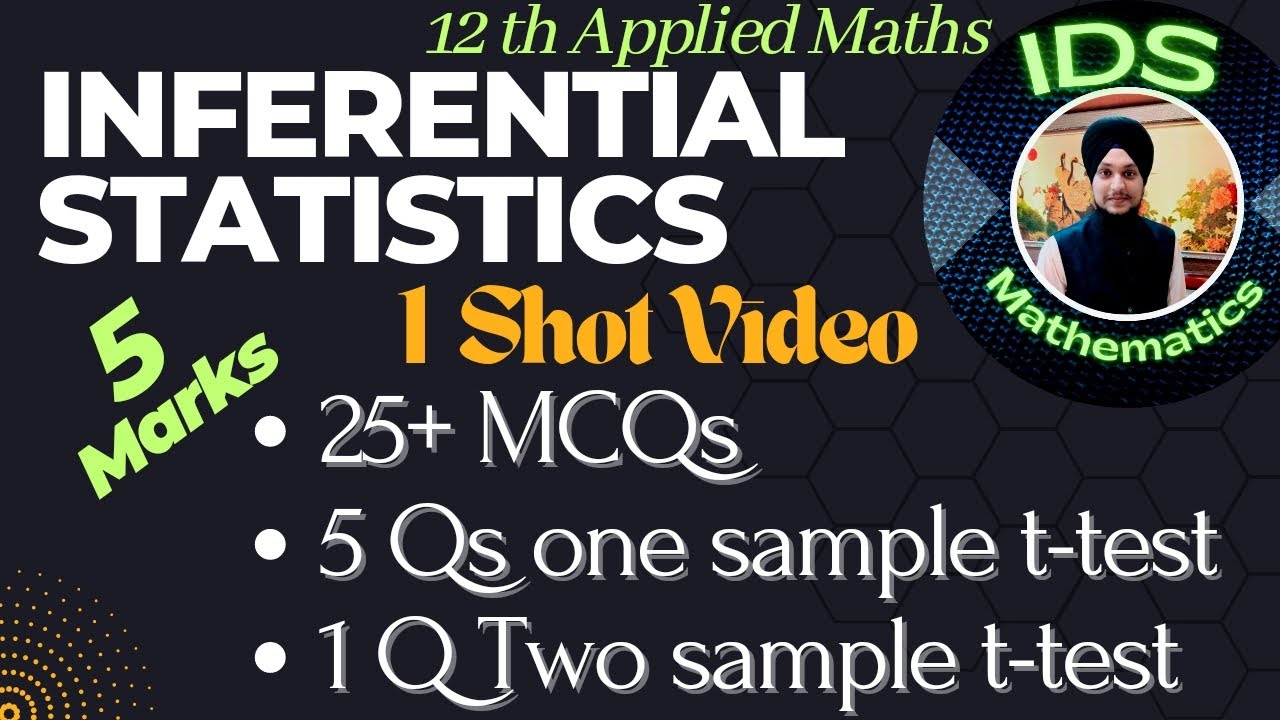 Inferential Statistics 1 Shot Video Class 12th Cuet Applied Maths 25