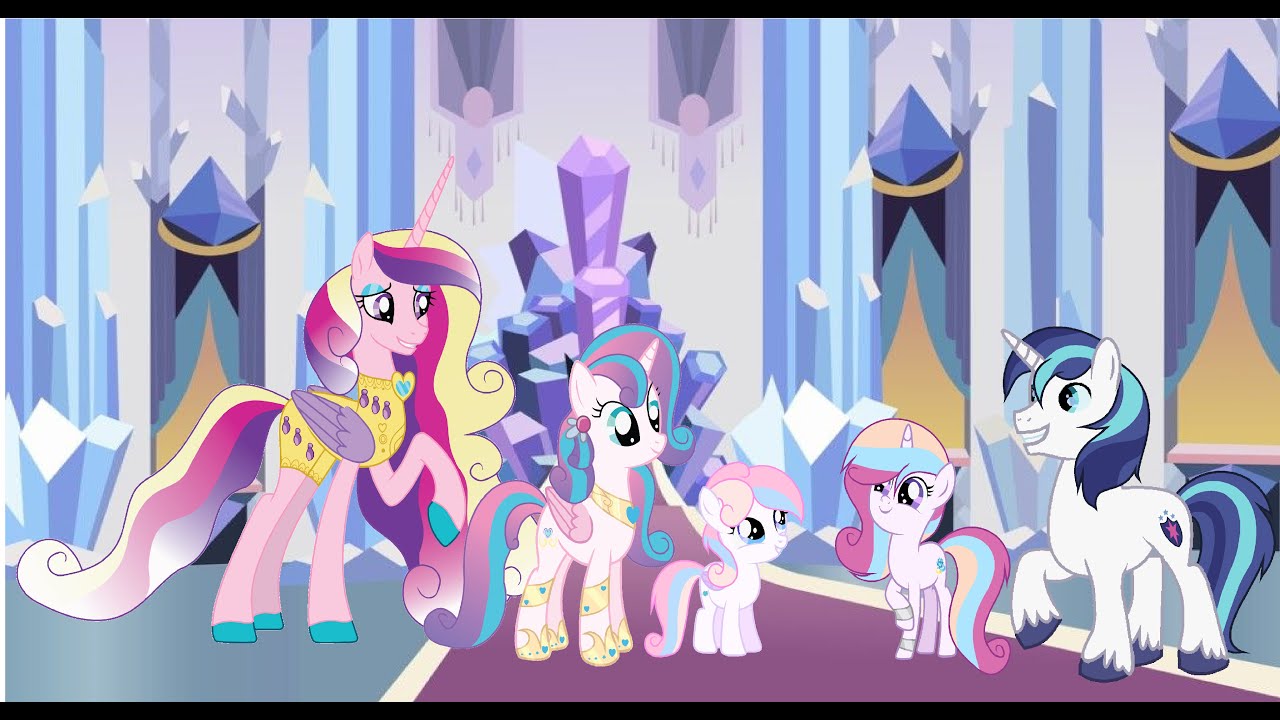 Mlp Next Gen The Royal Crystle Family Speedpaint Base Edit