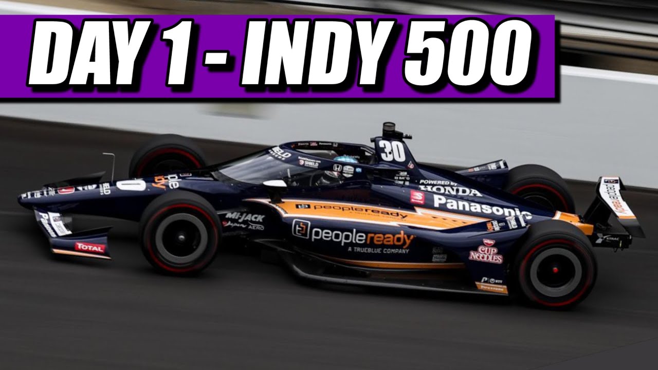 2021 Indy 500 Practice Day 1 Report Youtube