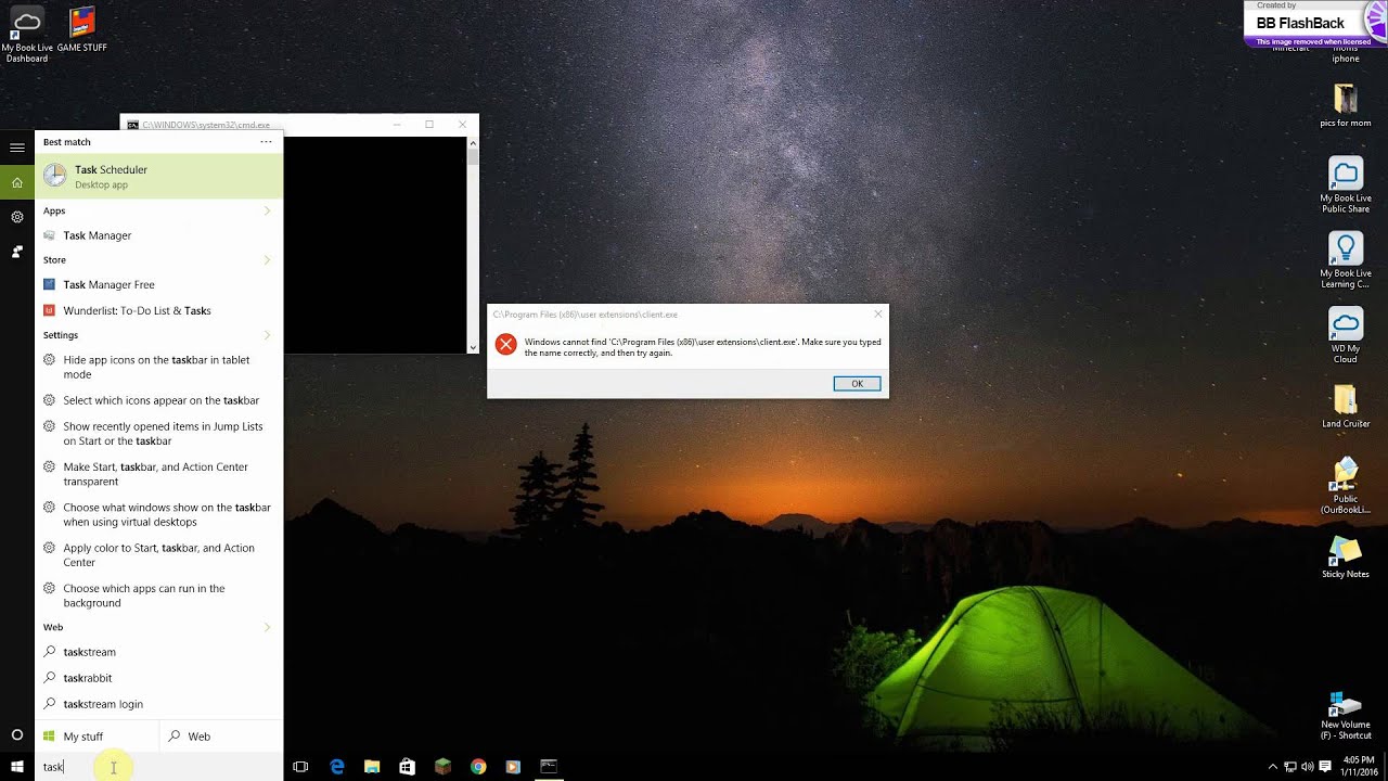 Windows Cannot Find Exe Files Mountaintor