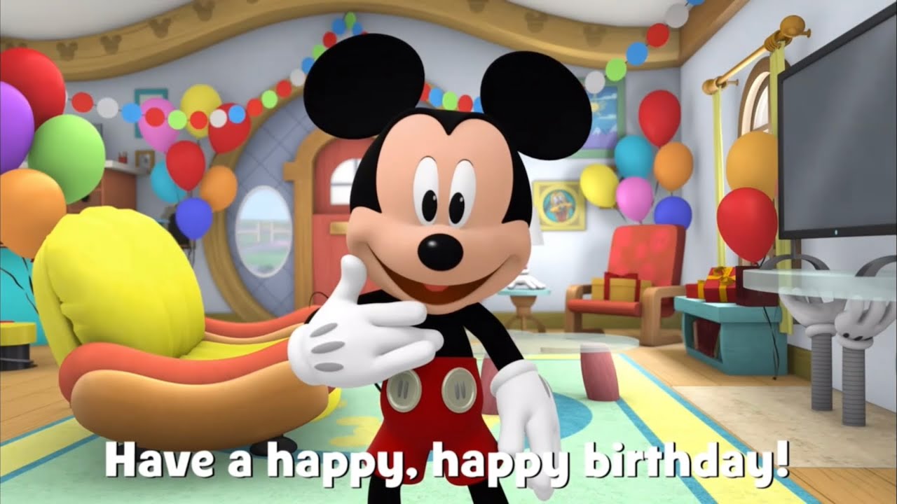 Happy Birthday Mickey Mouse Mickey Mouse Clubhouse Mickey Mornings