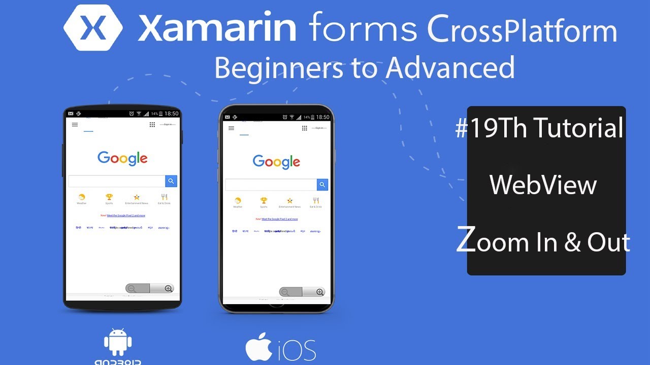 Xamarin Forms Webview Zoomin And Zoom Out Tutorial 19 Youtube