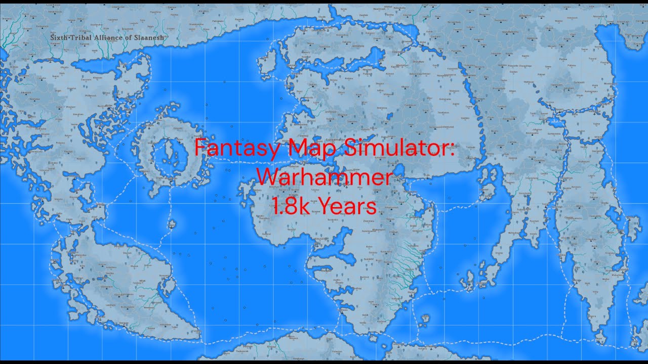 Fantasy Map Simulator Warhammer Timelapse Youtube