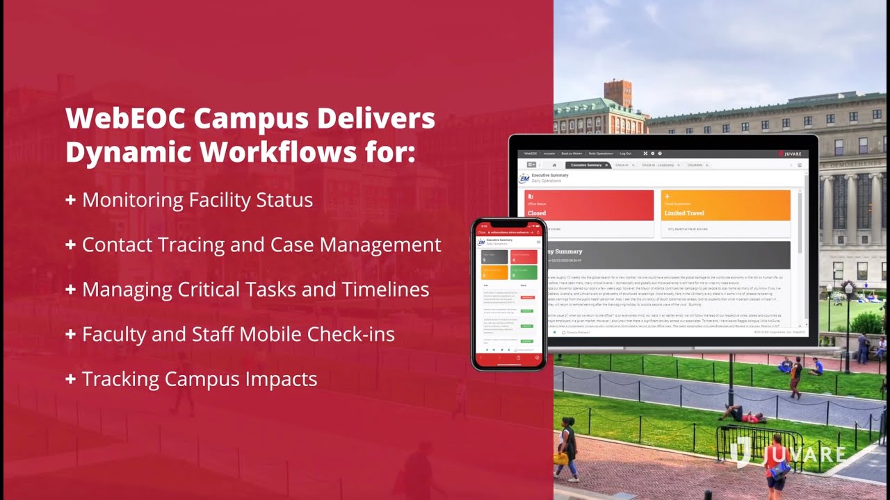 Webeoc Campus Overview Youtube
