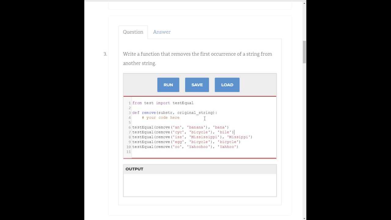 Lc101 Think Python Chapter 9 Exercises 1 3 Youtube