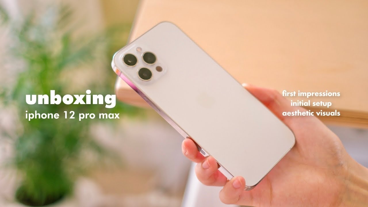 ôÿü å Iphone 12 Pro Max Aesthetic Unboxing Silver First Impressions