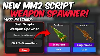 New Mm2 Script Weapon Spawner Newest Murder Mystery 2 Script Pastebin