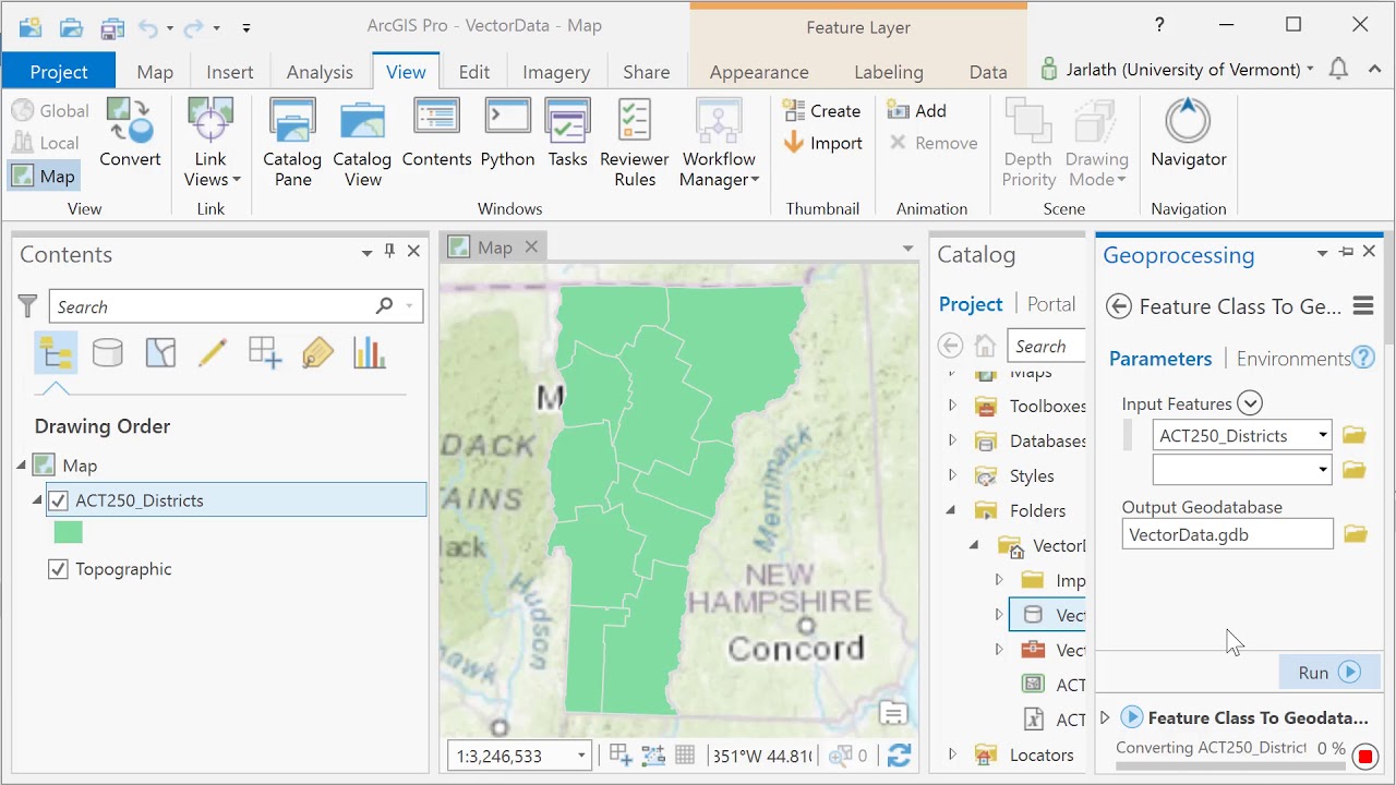 Vector Data Shapefile And Geodatabase Feature Classes Youtube