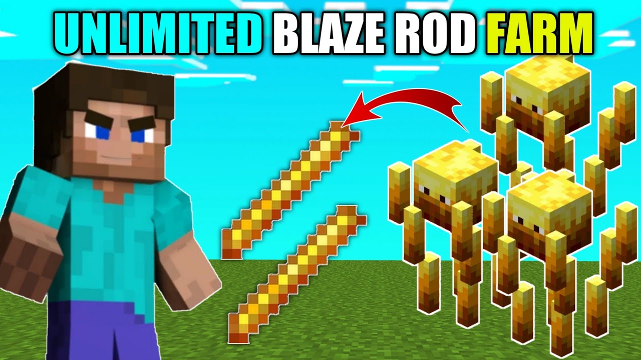 I Made Unlimited Blaze Rod Farm Minecraft 1 19 19 Youtube