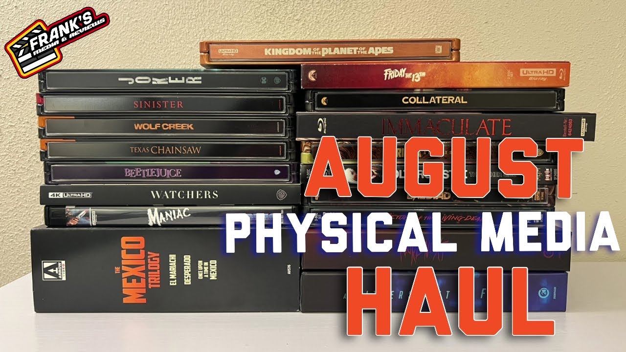 August 4k Bluray Haul Youtube