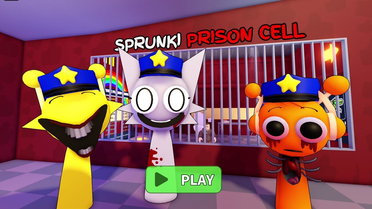 Sprunki Family Barry S Prison Run Obby Roblox Youtube