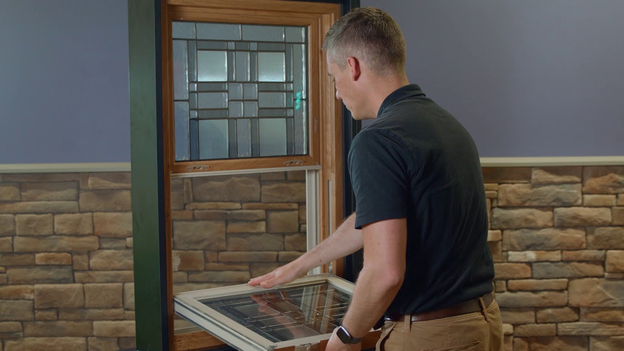 How To Clean Provia Double Hung Vinyl Windows Youtube