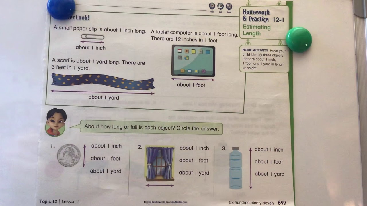 2nd Grade Homework 12 1 Youtube