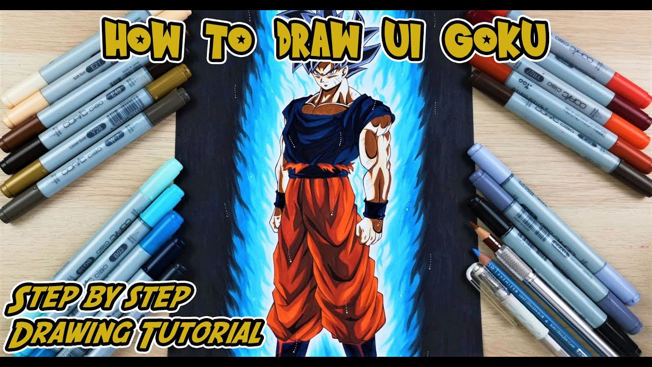 How To Draw Ultra Instinct Goku Step By Step Tutorial At Susan Curnutt Blog