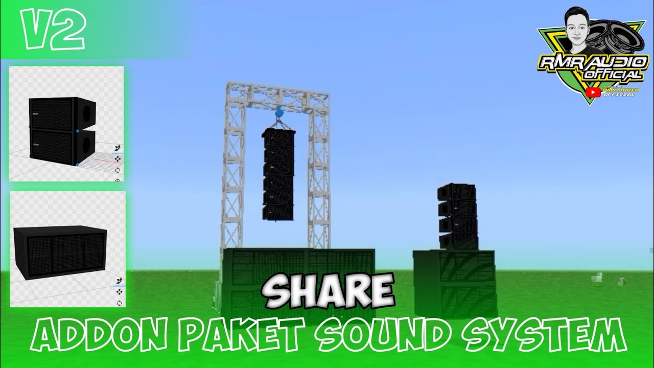 Share Addon Paket Sound System V2 Mod Minecraft 3d Youtube