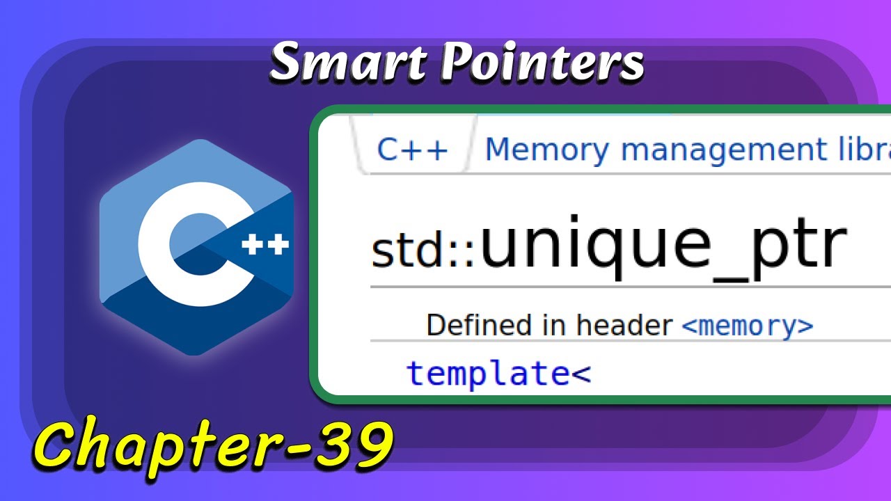 Std Unique Ptr In C Smart Pointers Basics Of C Programming