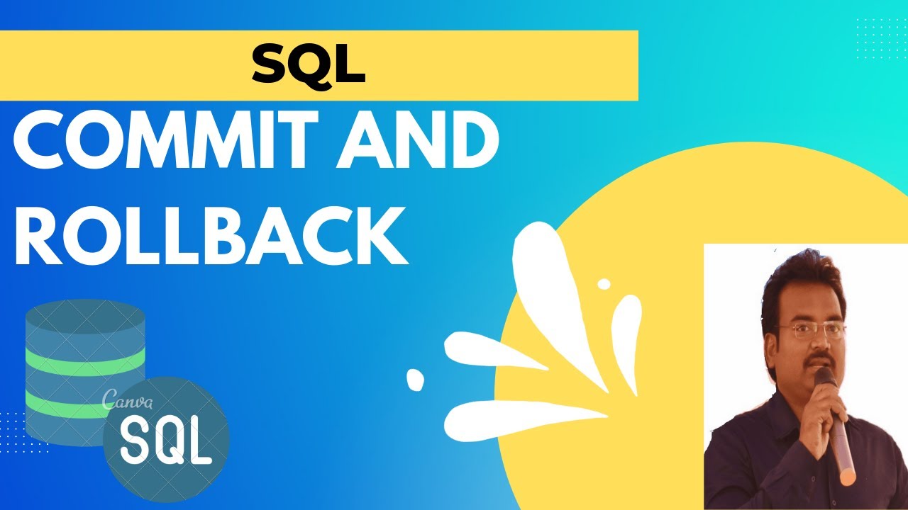 Sql Commit And Rollback Youtube