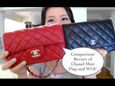 Chanel Mini Flap Woc Comparison And Review Youtube