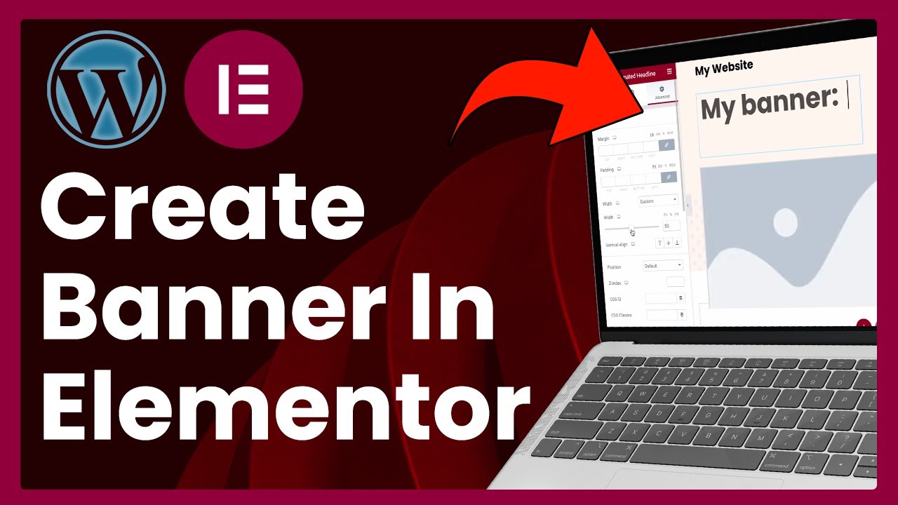 How To Create Banner In Elementor Easy Tutorial Youtube
