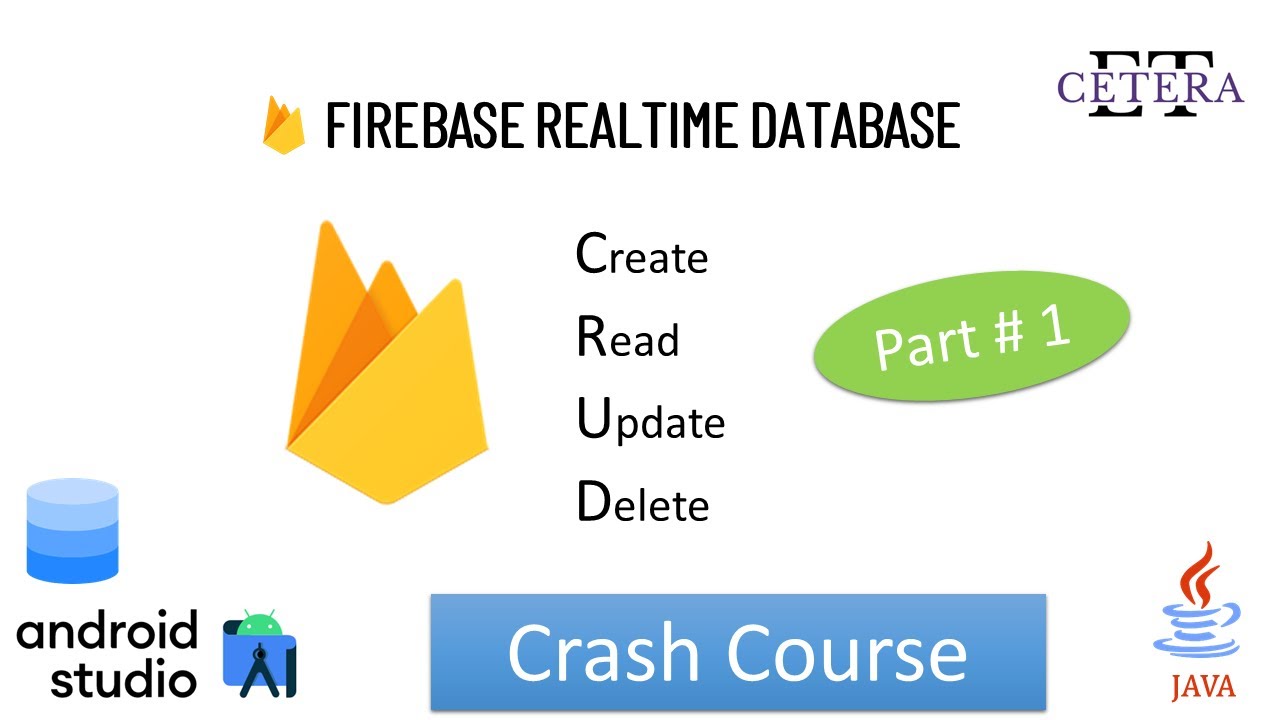 Firebase Realtime Database Crash Course Android Tutorial 1 Youtube