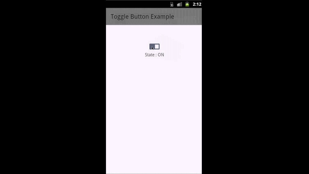 Android Simple Toggle Button Example Demo Youtube