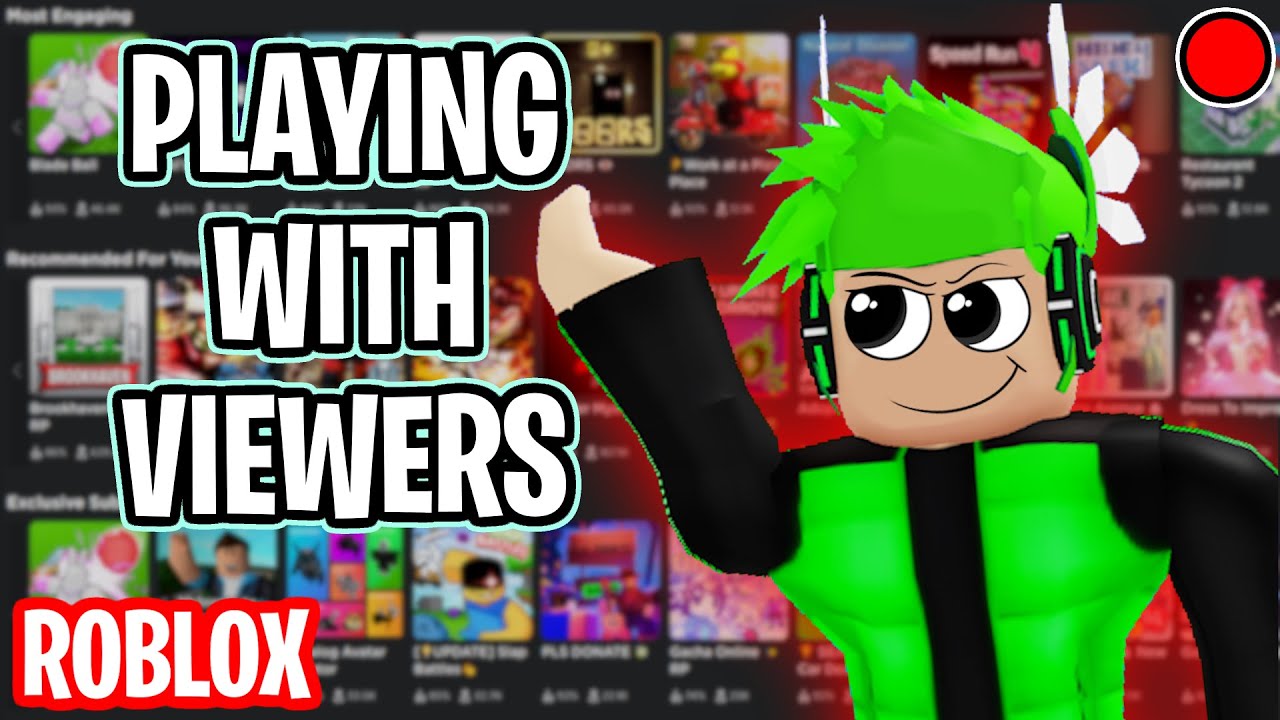 рџ ґ Playing With Viewers Roblox Live Youtube