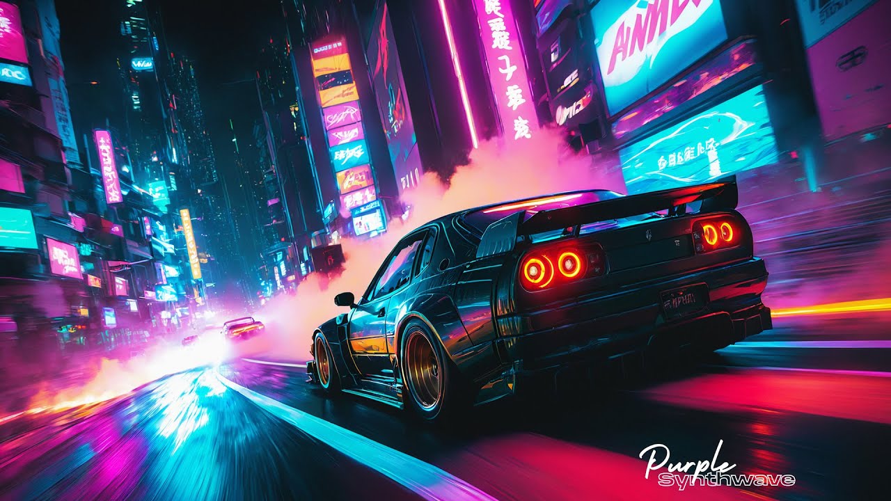 Night Racing Outrun Synthwave Mix Youtube