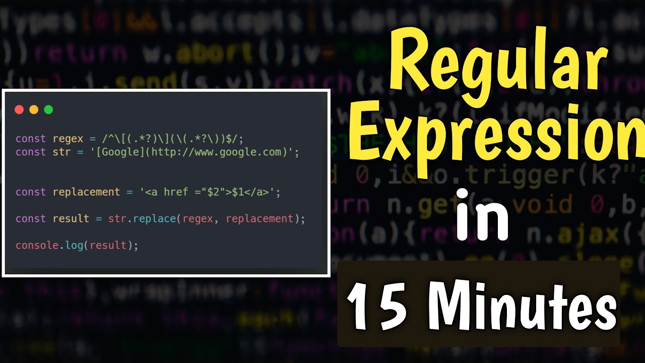 Regular Expressions Regex In Javascript Regular Expression In 15
