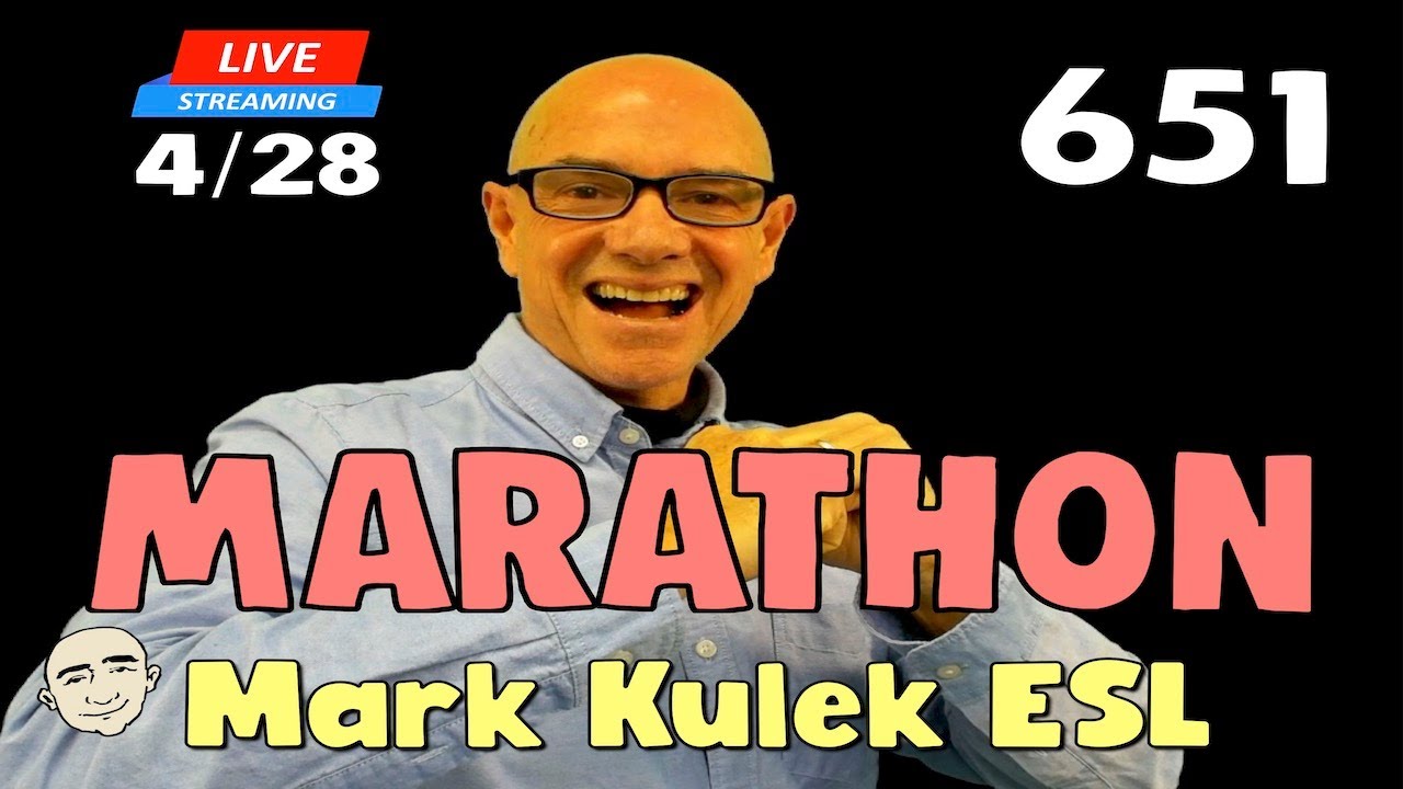 Marathon Class Hours Of Activities Esl Live Stream Class 651 Mark