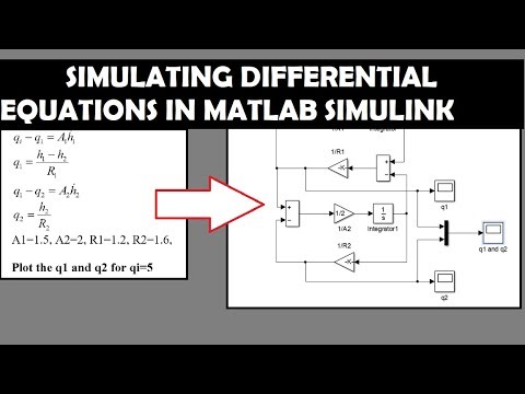 Simulating Systems Using Matlab Simulink Differential Equations